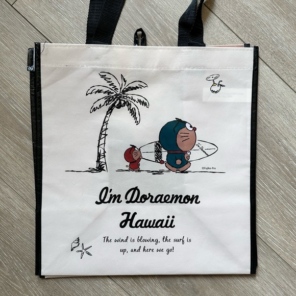 Doraemon | Bags | Nwt Im Doraemon Hawaii Exclusive Reusable Shopping ...